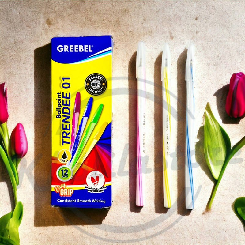 Jual Pulpen Greebel Trendee 01 isi 12 pcs | Shopee Indonesia
