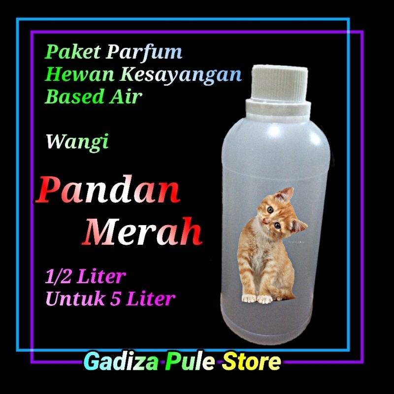 Jual Paket Parfum Hewan Kesayangan Wangi Pandan Coco Merah Untuk 5 ...