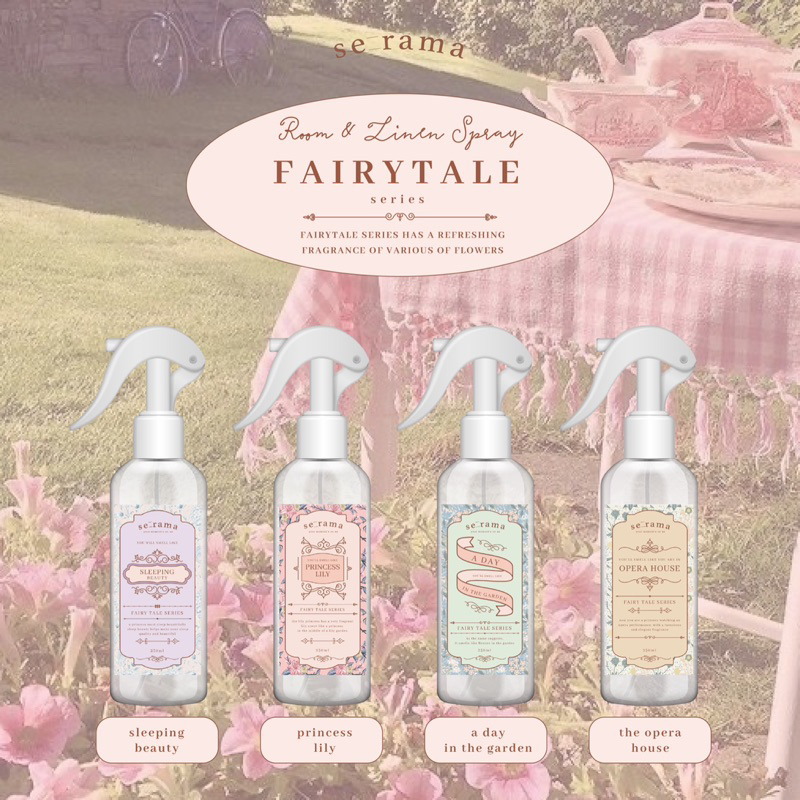 Jual Serama - (NEW PACKAGING) Room & Linen Spray Fairy Tale Series ...