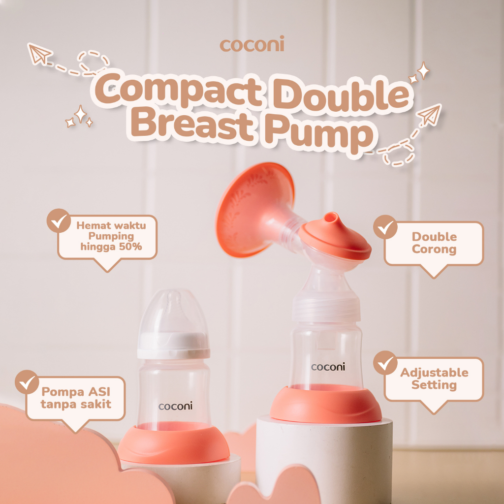 Jual COCONI Compact Electric Double Breastpump | Pompa ASI Elektrik ...