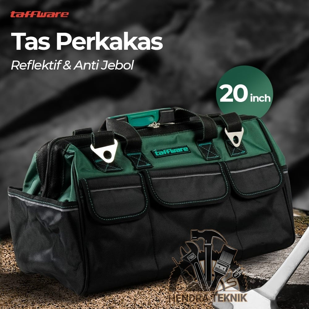 Jual TAS PERKAKAS 18" 20" 23" TOOL BAG KANVAS POLYESTER 42cm 45cm 50cm ...