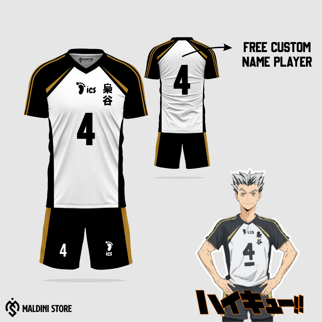 Jual Jersey Anime Haikyuu Fukurodani | Shopee Indonesia