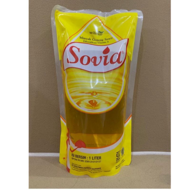 Jual MINYAK GORENG SOVIA 1 LITER | Shopee Indonesia