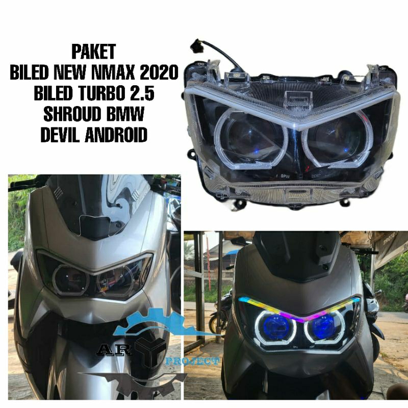 Jual PAKET DOBEL BILED NEW NMAX 2020 PNP FULL SET | Shopee Indonesia