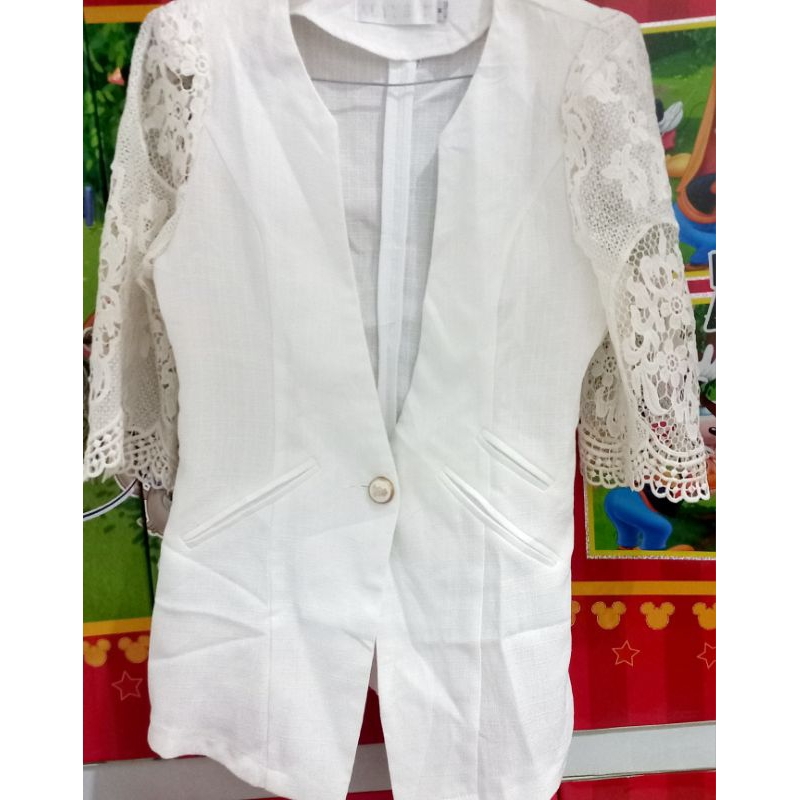 Jual Free blazer/outer putih belanja diatas 100rb | Shopee Indonesia