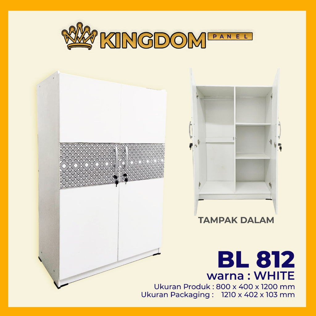 Jual LEMARI PAKAIAN KAYU BABY LOCKER MINIMALIS BL05 | Shopee Indonesia