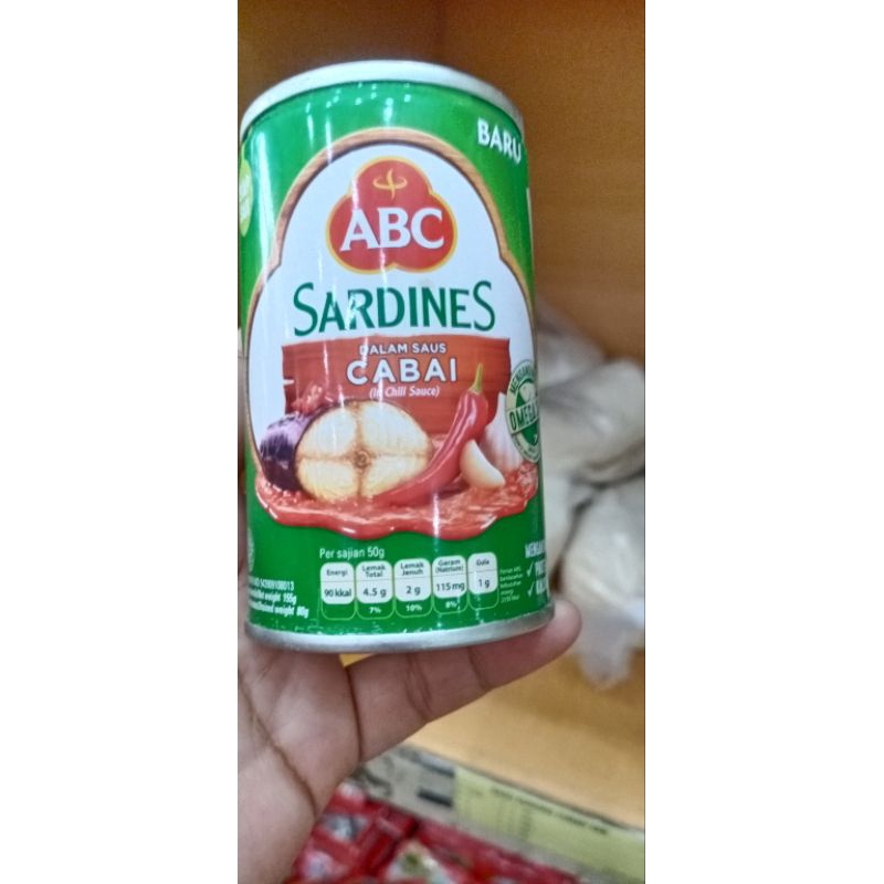 Jual Sarden Sardines ABC Dalam Saus Cabai 155 gr | Shopee Indonesia
