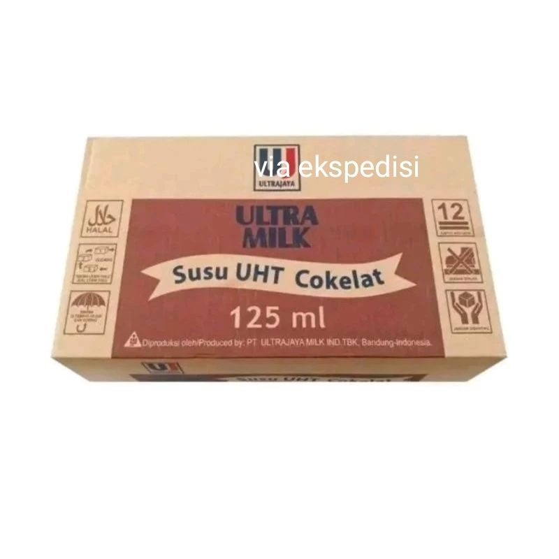 Jual Ultra Milk Susu UHT Rasa Cokelat 125 ml (1 dus isi 40 pcs) | Shopee Indonesia