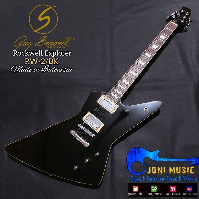 Jual Gitar Samick Greg Bennet Rockwell Explorer RW2 | Shopee Indonesia