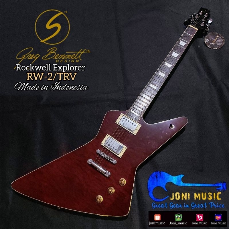 Jual Gitar Samick Greg Bennet Rockwell Explorer RW2 | Shopee Indonesia