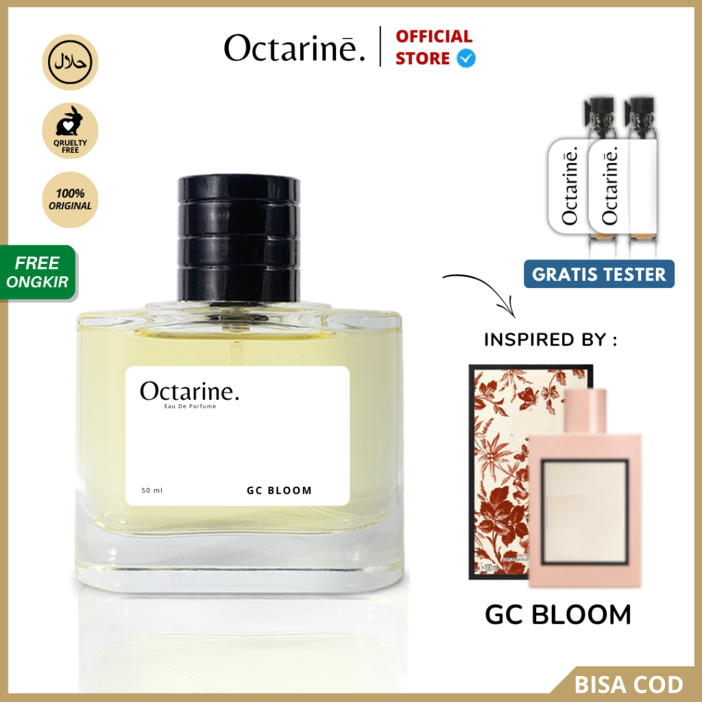 Jual Octarine - Parfum Wanita Tahan Lama Aroma Floral, Segar dan Lembut Inspired By GC BLOOM ...