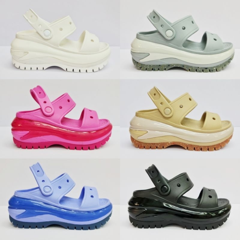 Jual CROCS MEGA CRUSH SLIDE/SANDAL WANITA/SANDAL CROCS/CROCS MEGA CRUSH ...