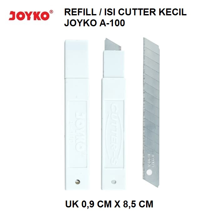 Jual Refill ISI Cutter KECIL JOYKO A-100 A100 TAJAM KUAT AWET MURAH ...