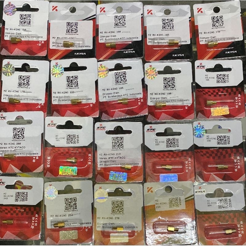 Jual Main Jet Pilot Jet KTC kytaco Rx king Ninja rr rxz rxs tzm rxk ...
