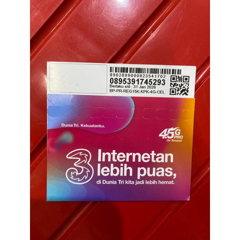 Jual Kartu Perdana Three Zero Bahan Injek / Kosongan / Bisa ...