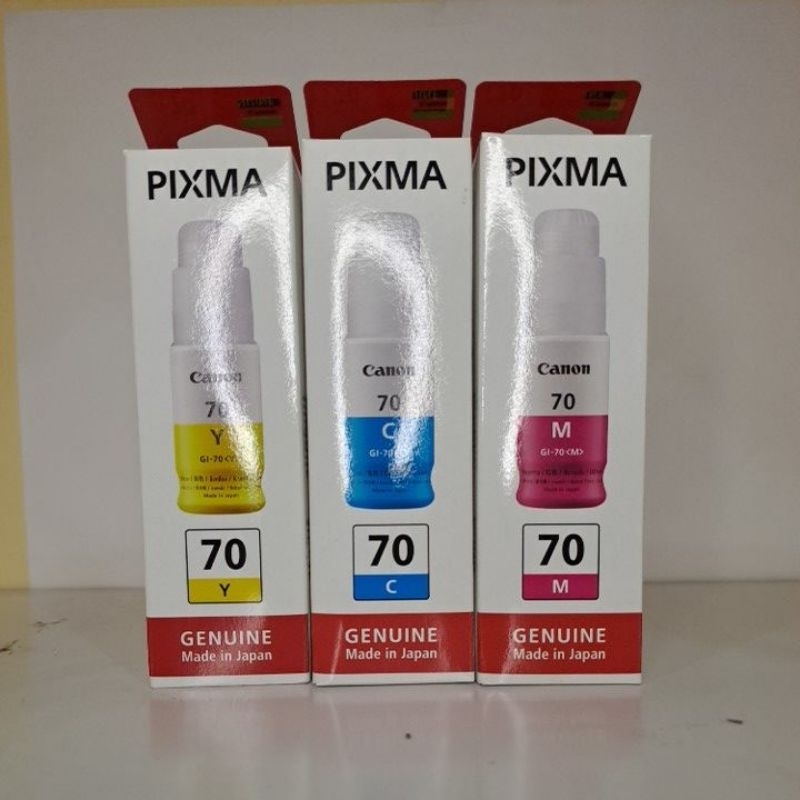 Jual Tinta Canon Pixma 70 Color Original (C.Y.M) | Shopee Indonesia