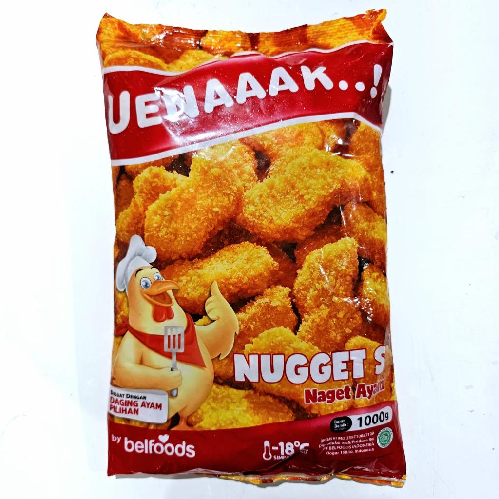 Jual BELFOODS uenak nugget s 1kg | Shopee Indonesia