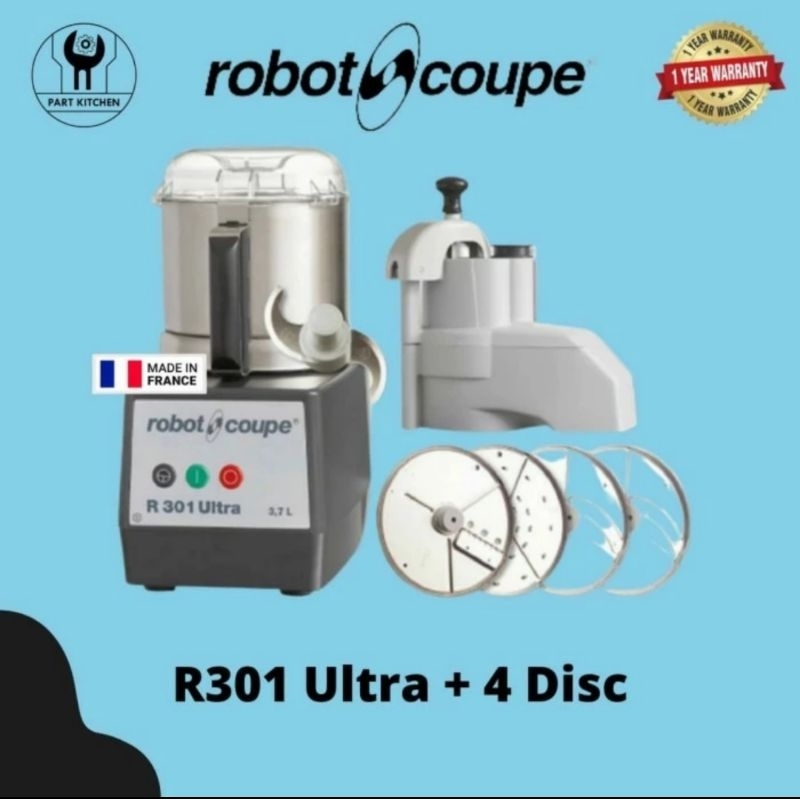 Jual Robot Coupe Food Processor R301 Ultra + 4 Disc Heavy Duty | Shopee ...