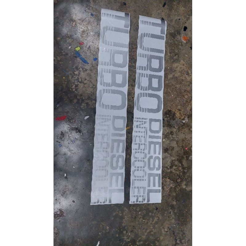 Jual STIKER TURBO DIESEL INTERCOOLER DIATAS LIST | Shopee Indonesia