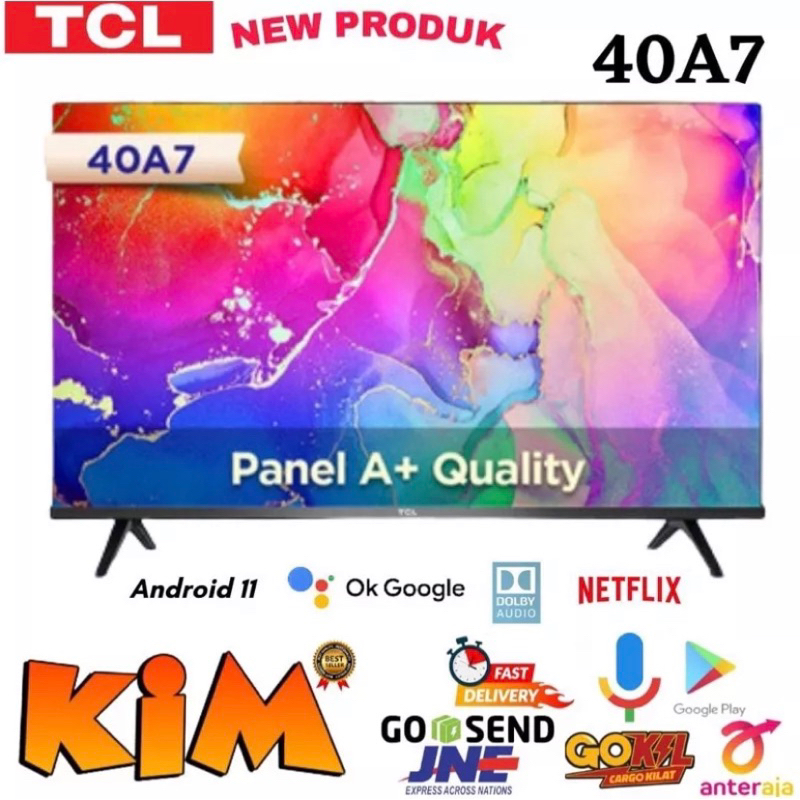 Jual TCL LED TV 40 43 inch 40A7 40A9 43A9 SMART ANDROID 11.0 DIGITAL ...