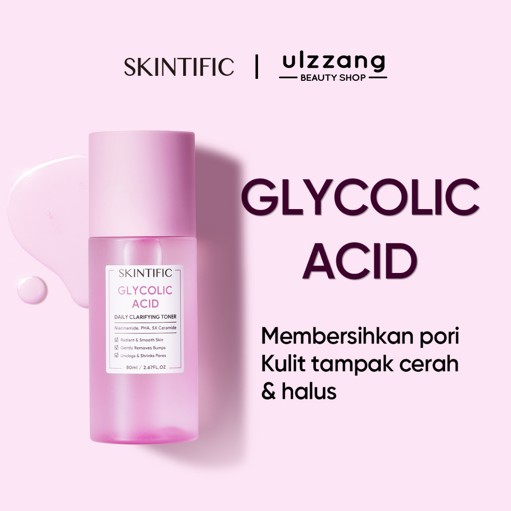 Jual SKINTIFIC Glycolic Toner Skintific Glycolic Acid Daily Clarifying ...