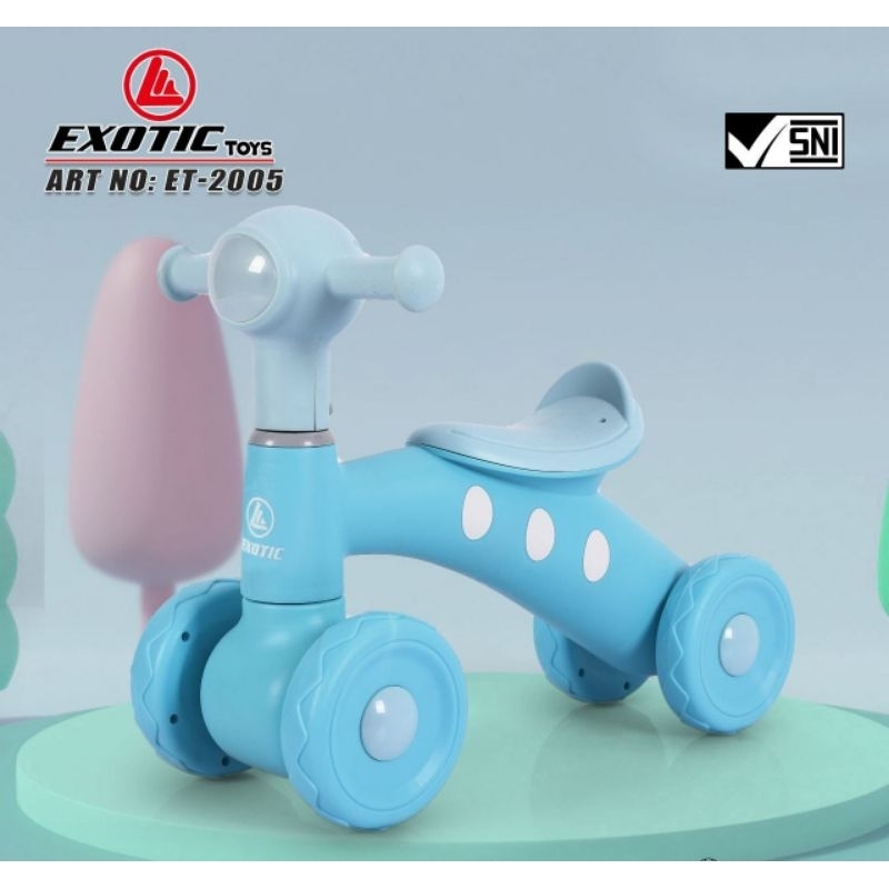 Jual Sepeda dorong anak balance bike mainan play ground Exotic ET 2005 ...