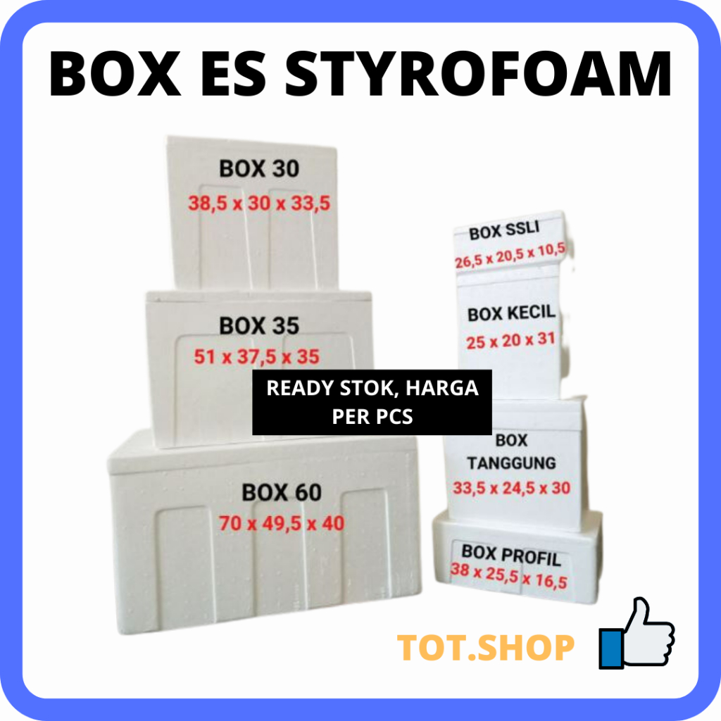 Jual Box Sterofoam Styrofoam Kotak Foam Cool Box / Box Makanan Frozen ...