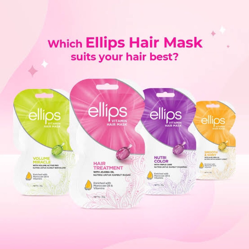Jual ELLIPS HAIR MASK 30gr | Shopee Indonesia