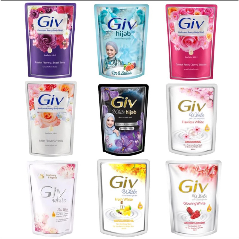 Jual GIV Body Wash 400 ml All Variant | Shopee Indonesia