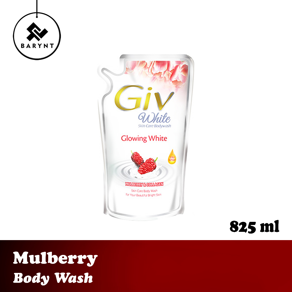 Jual Giv White Mulberry & Collagen Refill 825 ml Body Wash Sabun Cair ...