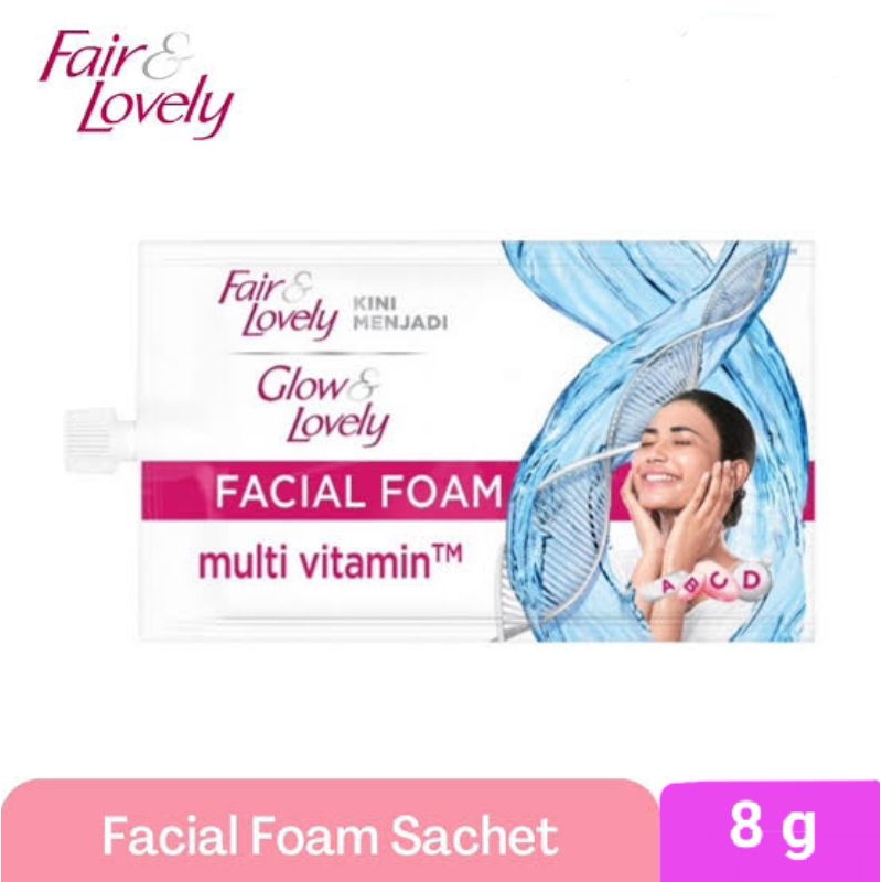 Jual GLOW & LOVELY FACIAL FOAM 8g SACHET (ECER) | Shopee Indonesia