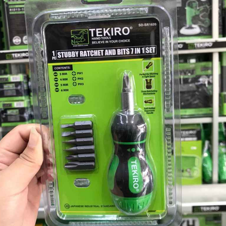 Jual Obeng Cebol Tekiro Set - Obeng Pendek Tekiro - Obeng Bolak Balik ...