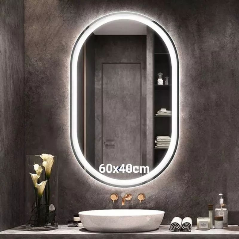 Jual cermin LED TOUCHSCREEN smart cermin rias cermin aesthetic cermin ...