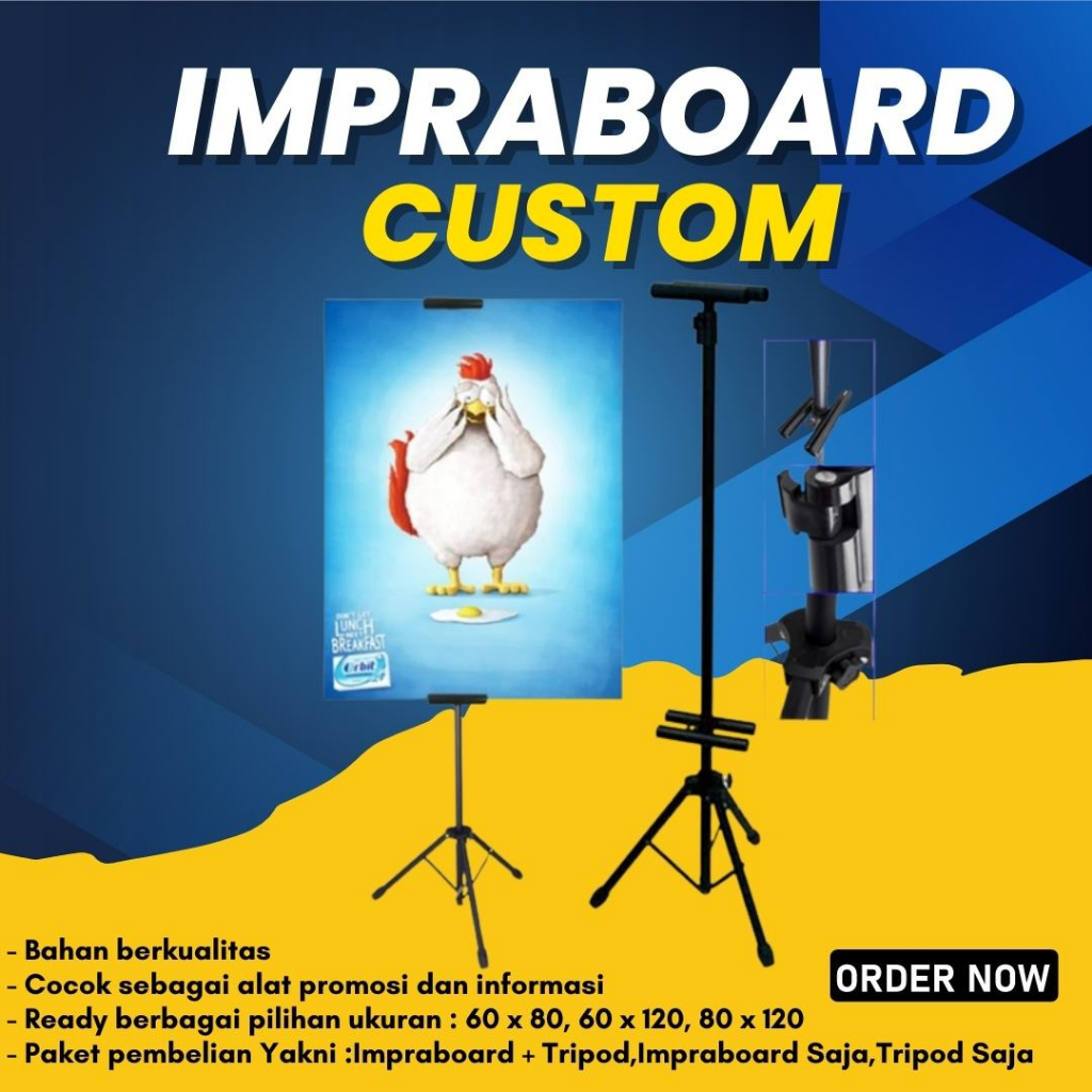 Jual Cetak Impraboard + Tripod Custom | Shopee Indonesia