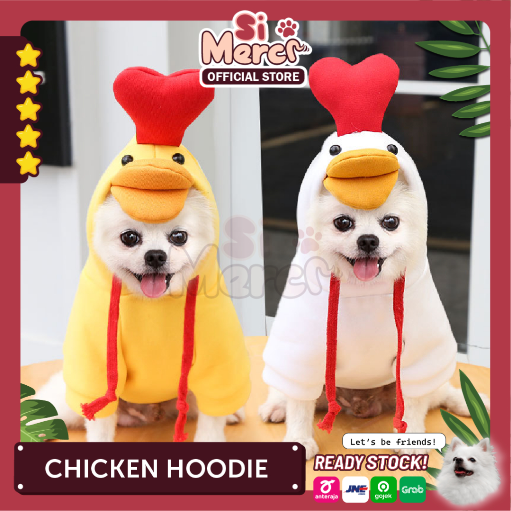 Jual Hoodie Sweater Cosplay Ayam Chicken Untuk Anjing/ Hoodie Cosplay ...