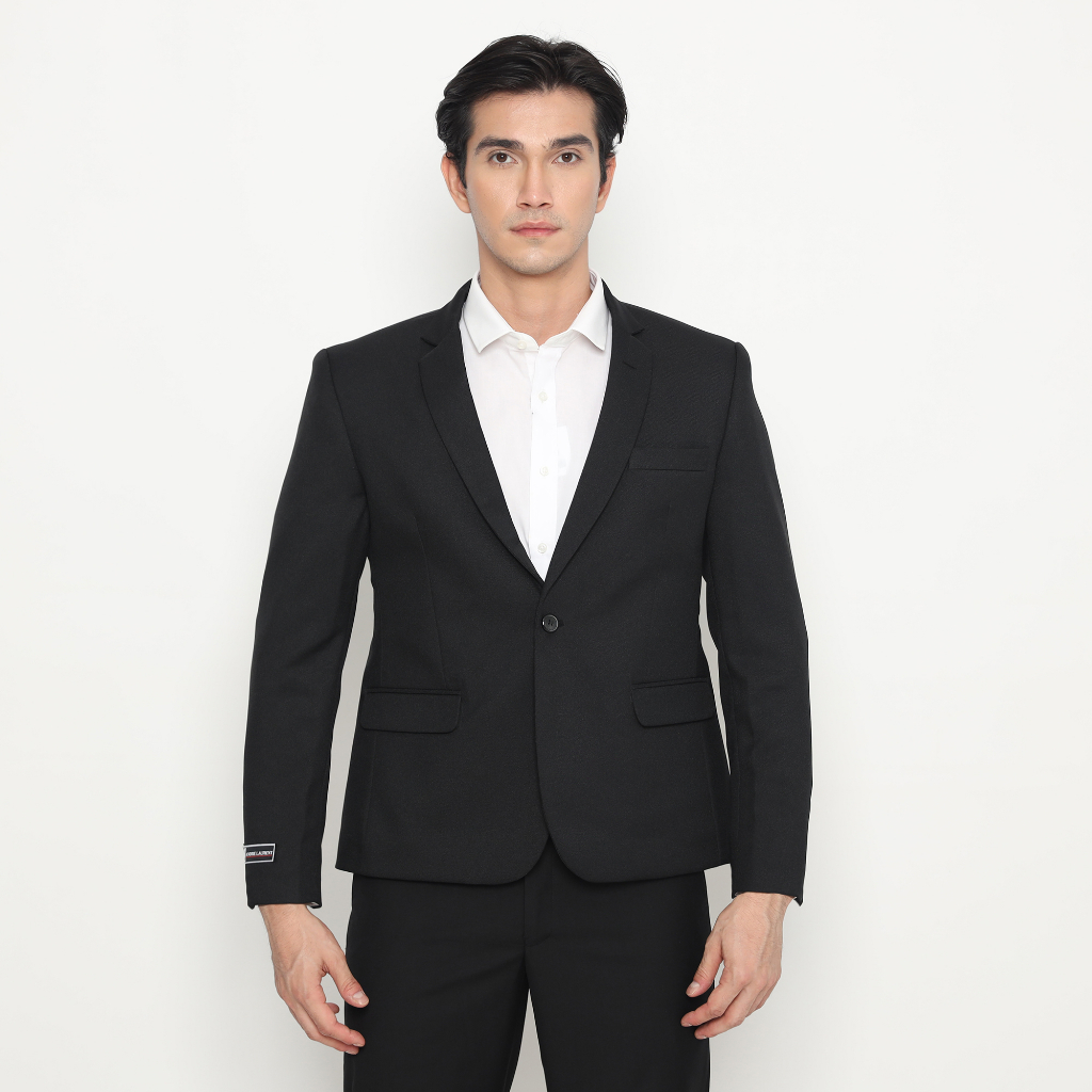 Jual Jas Formal Pria Kancing 1 & Kancing 2 Hitam Junkies (J 920) Andre ...