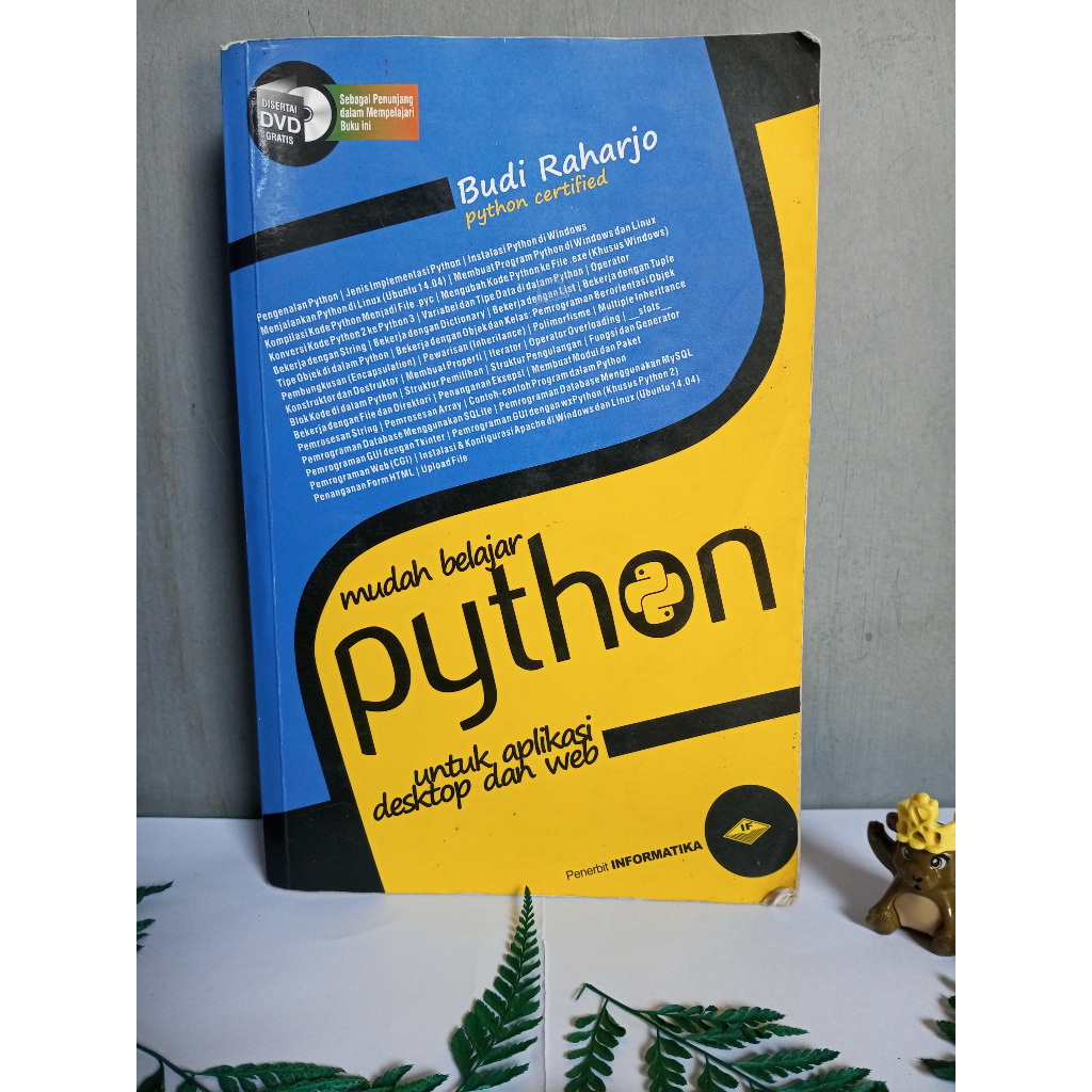 Jual (Cuma 20K) Mudah Belajar Python untuk Aplikasi Desktop dan Web - Budi Raharjo (Python ...