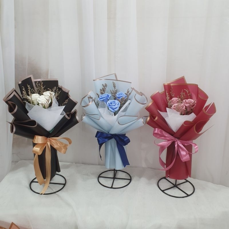 Jual Buket bunga sabun graduation wisuda soap flower bouquet ready ...
