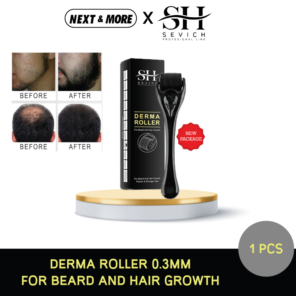 Jual Sevich Original Derma Roller System Jarum Penumbuh Rambut Jenggot ...