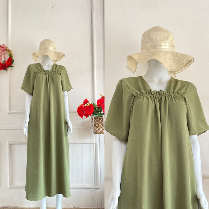 Jual DASTER POLOS BAHAN CRINKLE AIRFLOW MODEL KERUT DADA | Shopee Indonesia