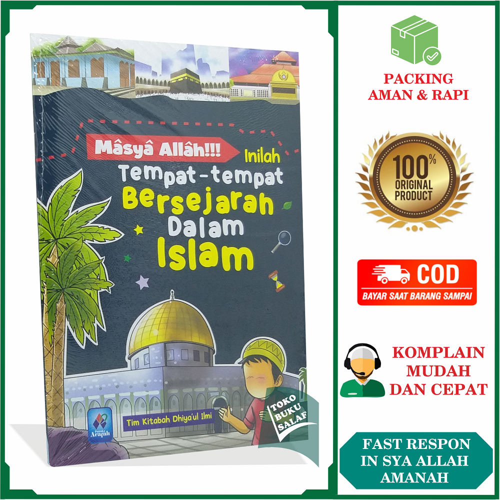Jual Masya Allah Inilah Tempat-tempat Bersejarah Dalam Islam Buku Anak ...