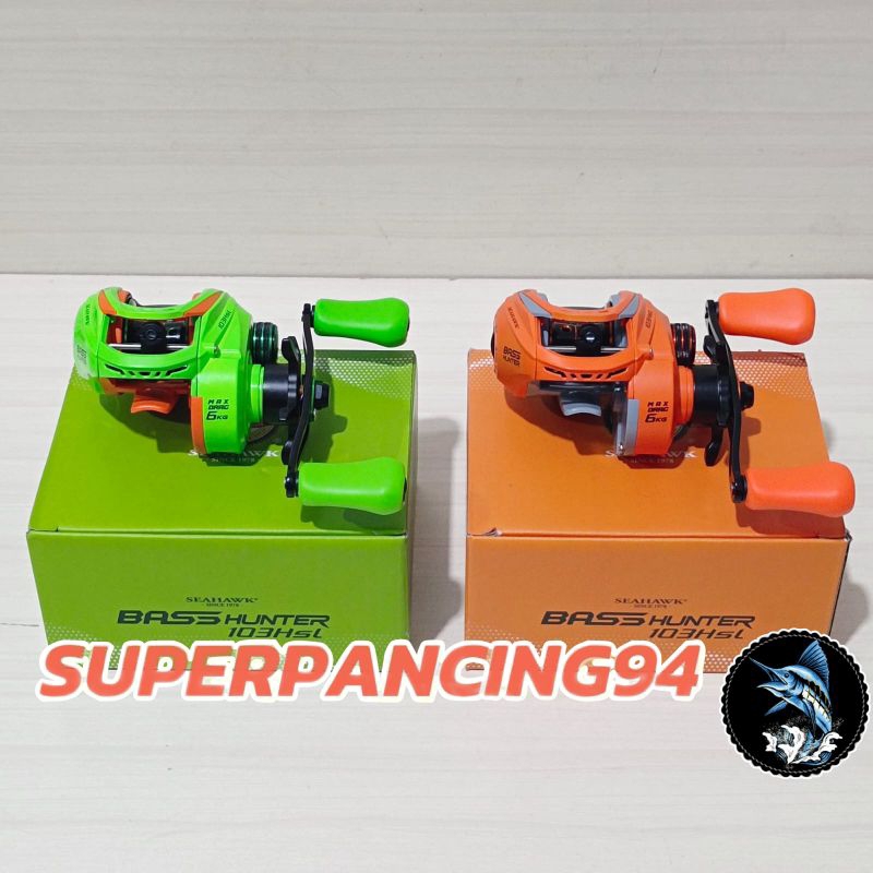 Jual Reel BC Seahawk Bass Hunter (Handle Kiri) | Shopee Indonesia