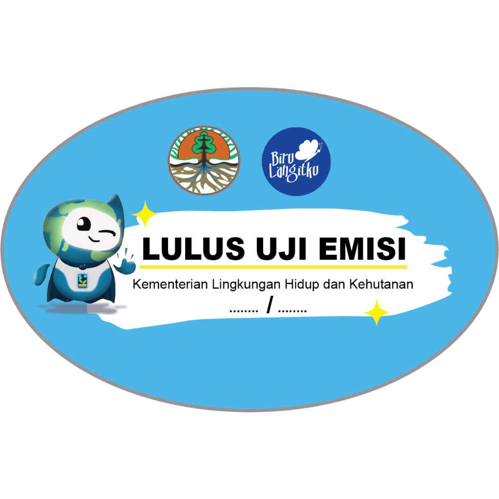 Jual STIKER VINYL LULUS UJI EMISI UK. 10X6,5CM | Shopee Indonesia