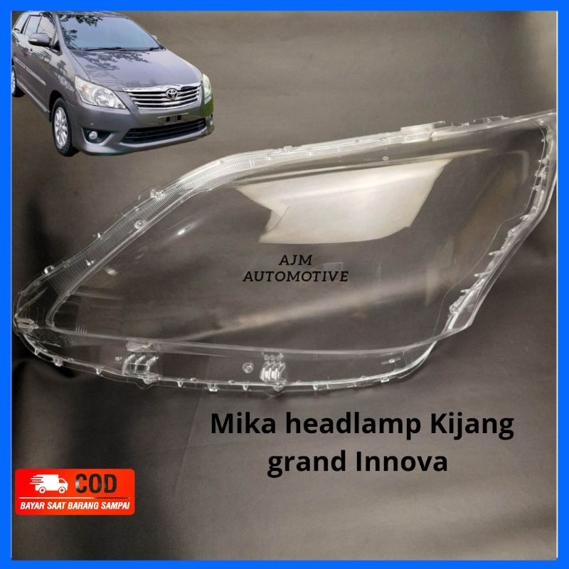 Jual mika headlamp lampu depan grand Innova 2012 2013 2014 2015 Original mika kaca lampu utama ...