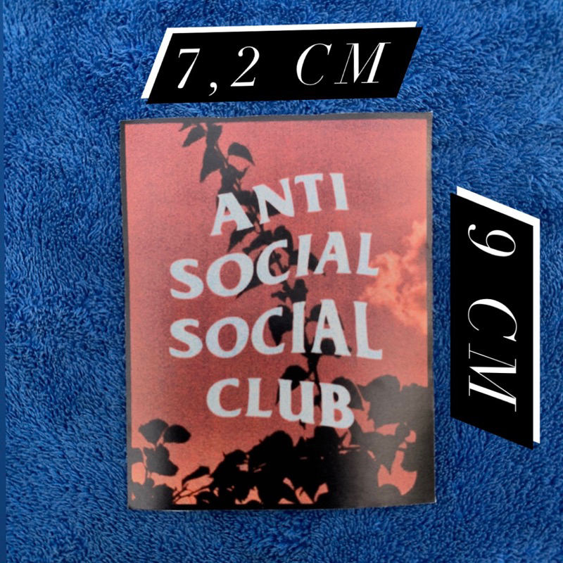 Jual STIKER ANTI SOCIAL SOCIAL CLUB ASSC LOGO STICKER BAHAN GRAFTAC ...