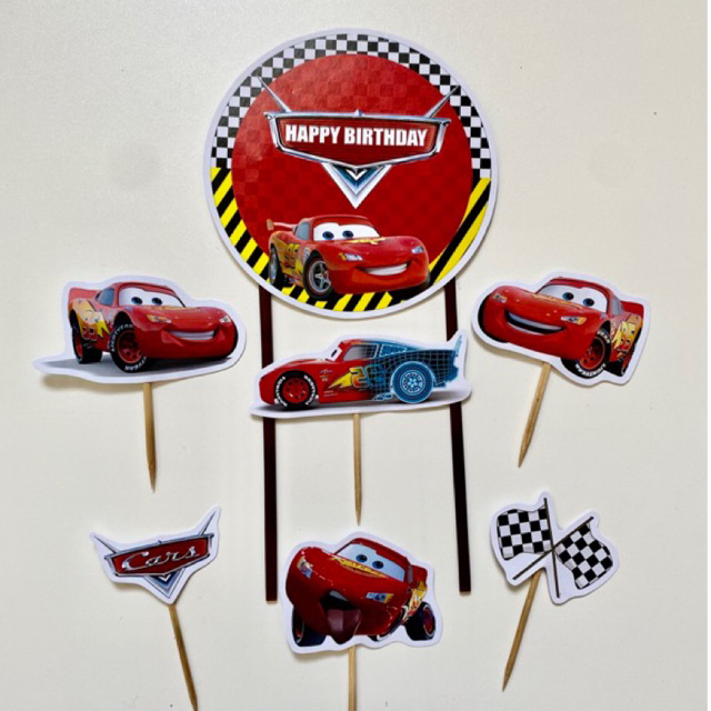 Jual TOPPER CARS / CAKE TOPPER THE CARS / TOPPER KUE CARS / HIASAN KUE ...