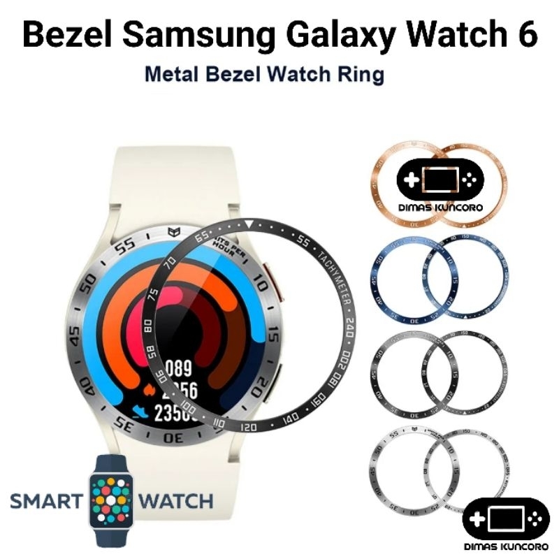 Jual Bezel Samsung Galaxy Watch 6 ring metal cover watch6 40mm 44mm ...