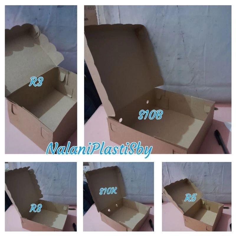 Jual KARDUS KRAFT COKLAT NBK 100PCS | Shopee Indonesia