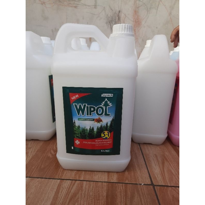 Jual Wipol Anti Bacteri Jerigen 5 liter Curah | Shopee Indonesia