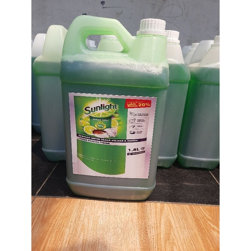 Jual Sabun Cuci Perabot Sunlight Hijau 5 liter Jerigen | Shopee Indonesia
